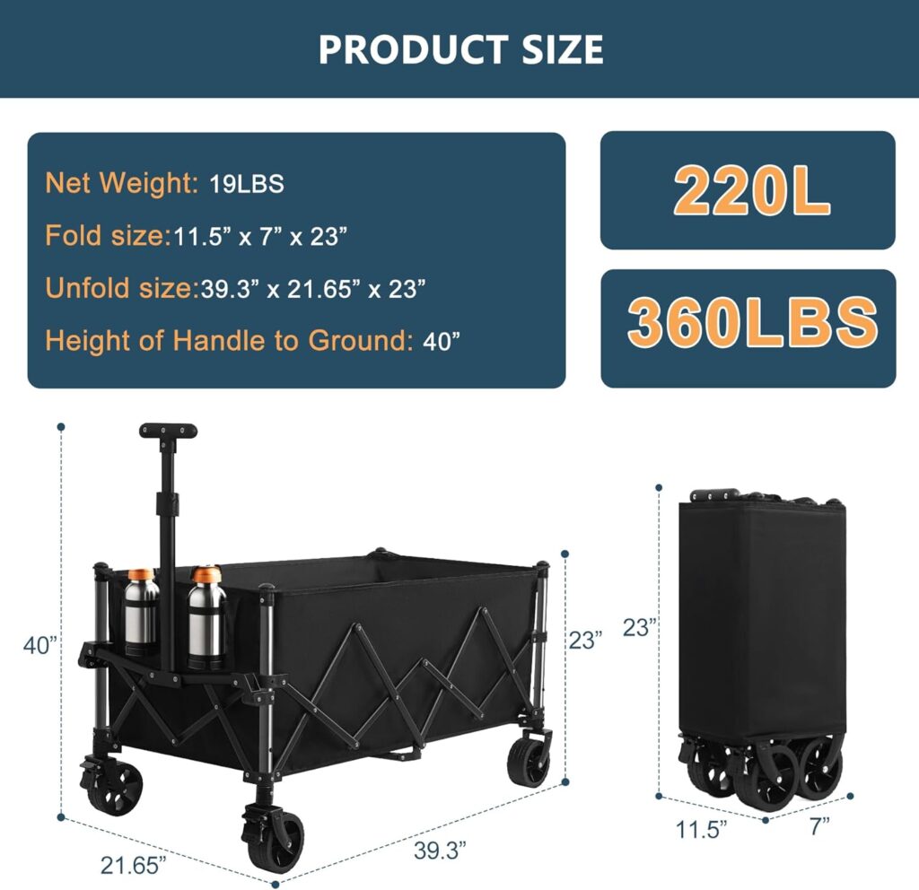 Favoyard Collapsible Wagon Review - beachcartexpert.com