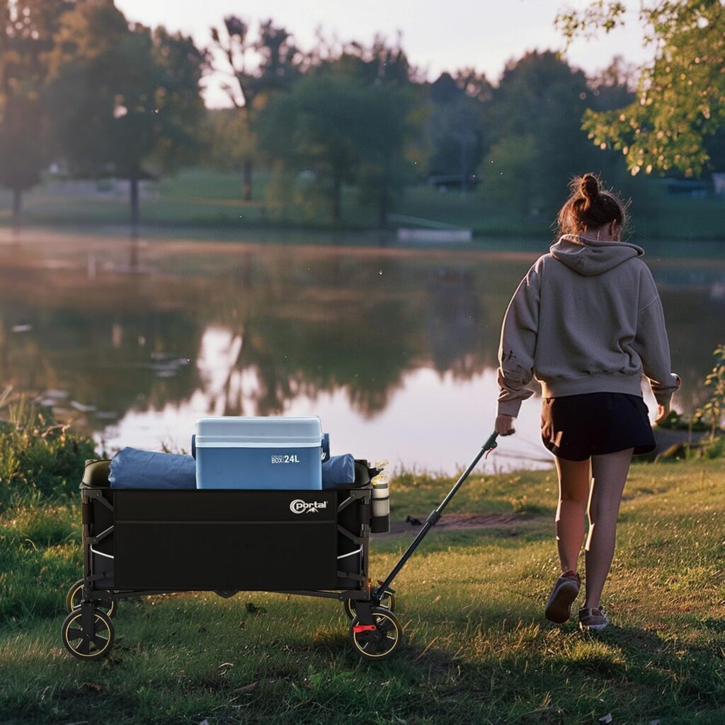 PORTAL Collapsible Folding Wagon Cart Review - beachcartexpert.com